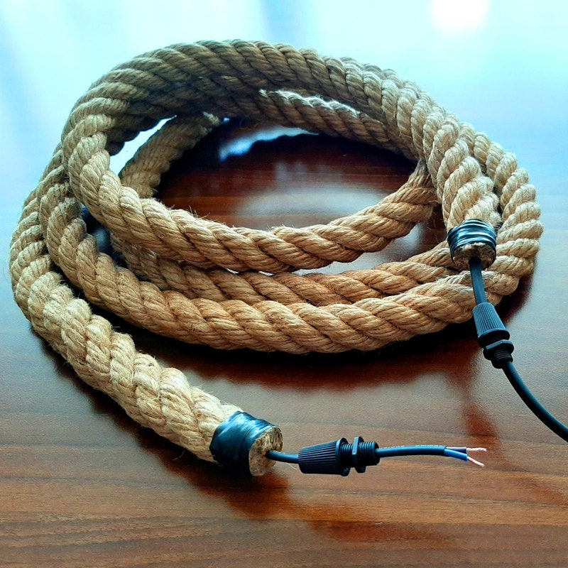 Rope Lamp - Etsy