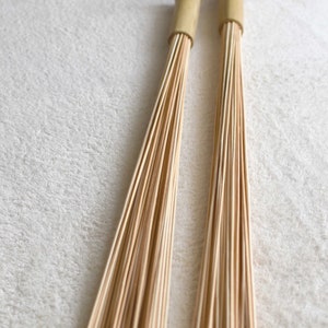 Set of 2 Massage Bamboo Broom, Hammer Tapotement Sticks, Natural Bamboo ...