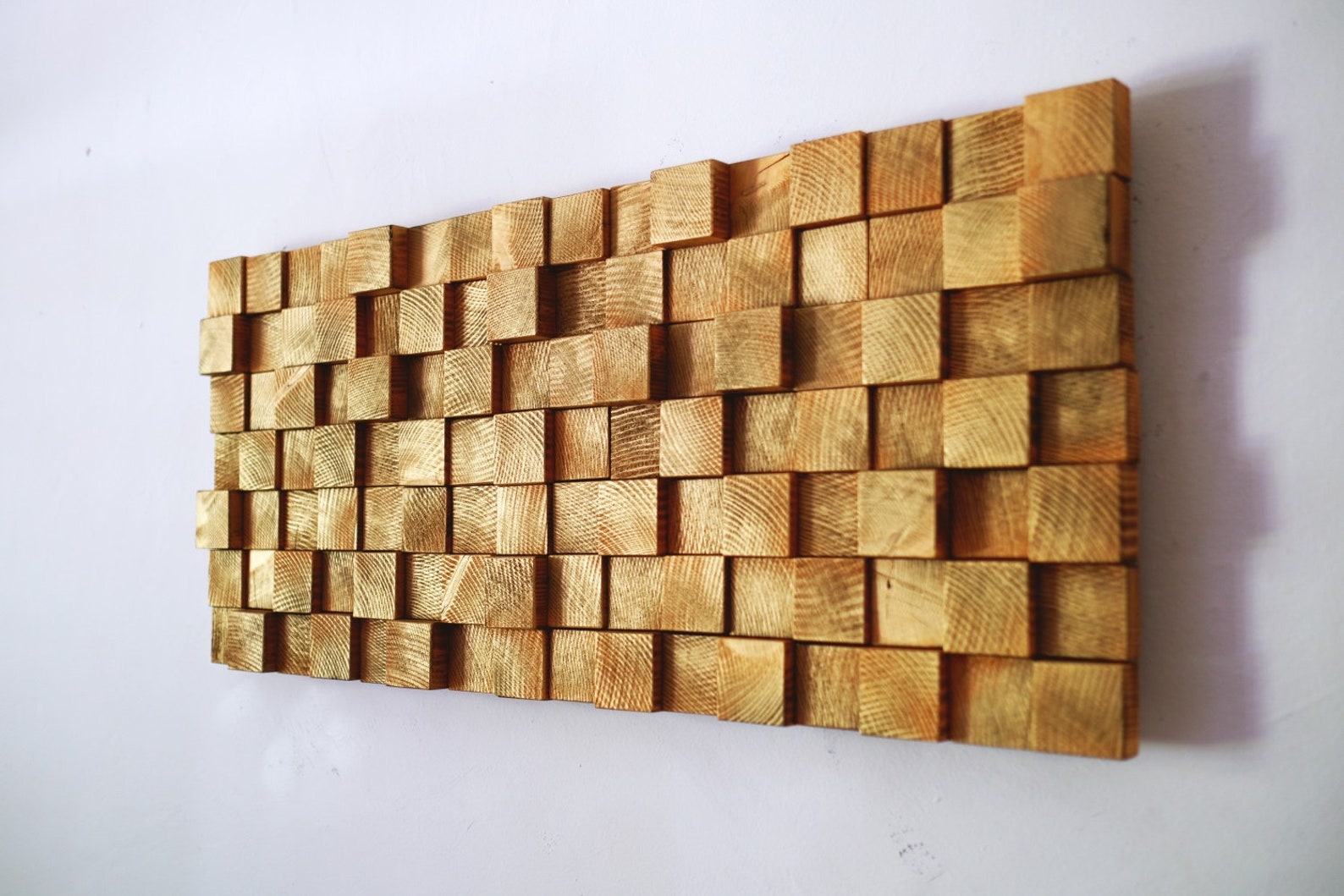 Asymmetrical Wood Wall Art for Home Studio Decor Wall Panel - Etsy
