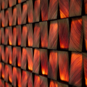 Led Backlit Wall Art Hanging, Led Wall Art, Wooden Led Wall Panel ...