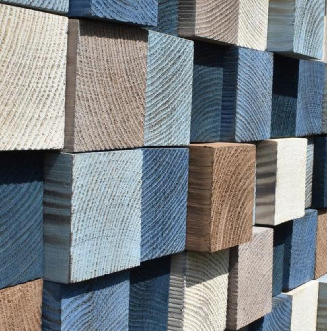 Square Wall Art Wood Wall Decor Asymmetrical Wall Art - Etsy