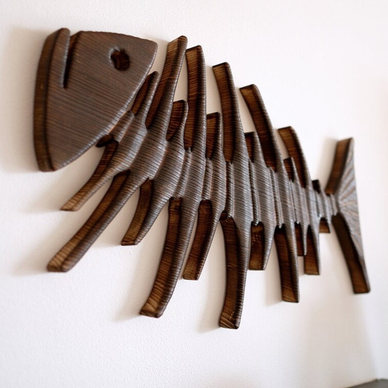 Wooden Fish Wall Art - Etsy