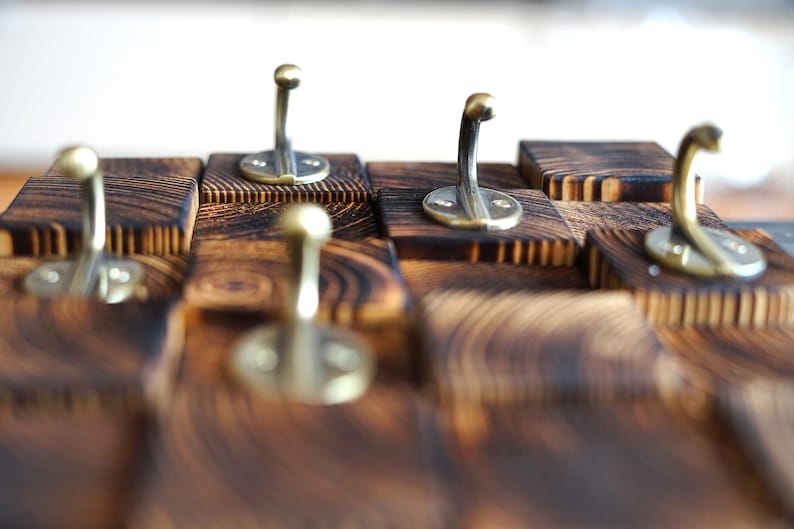 Wood Key Hanger Entryway Organizer Handmade Furniture - Etsy India