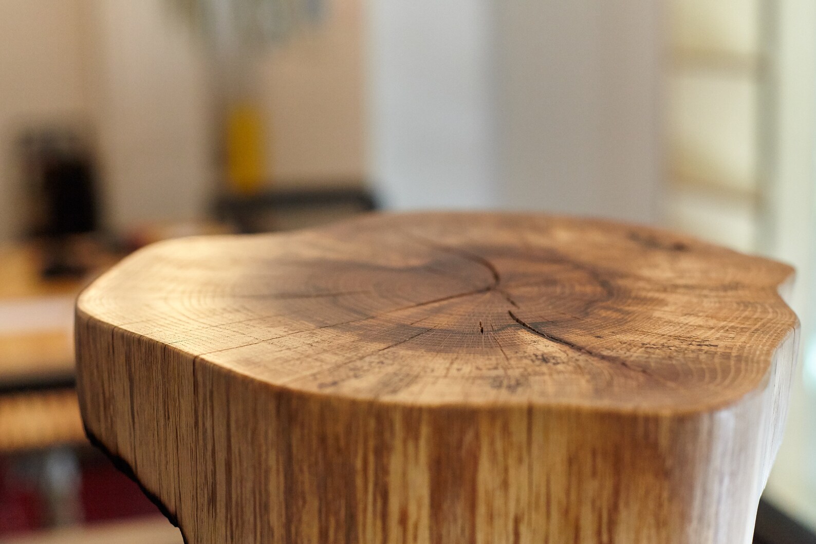 Space-saving Coffee Log Side Table Artisan Made From Wood - Etsy UK