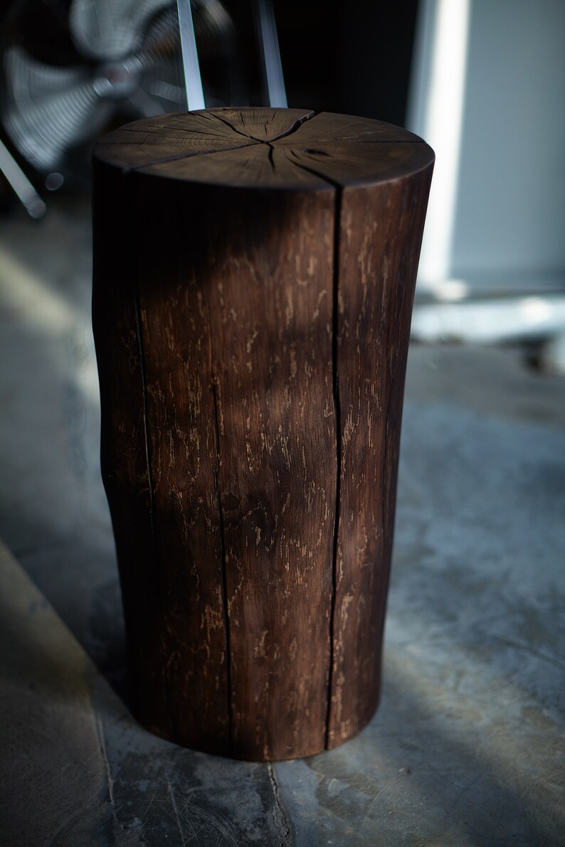 Tree Trunk Table Outdoor Patio Decor Log Table BBQ Log - Etsy