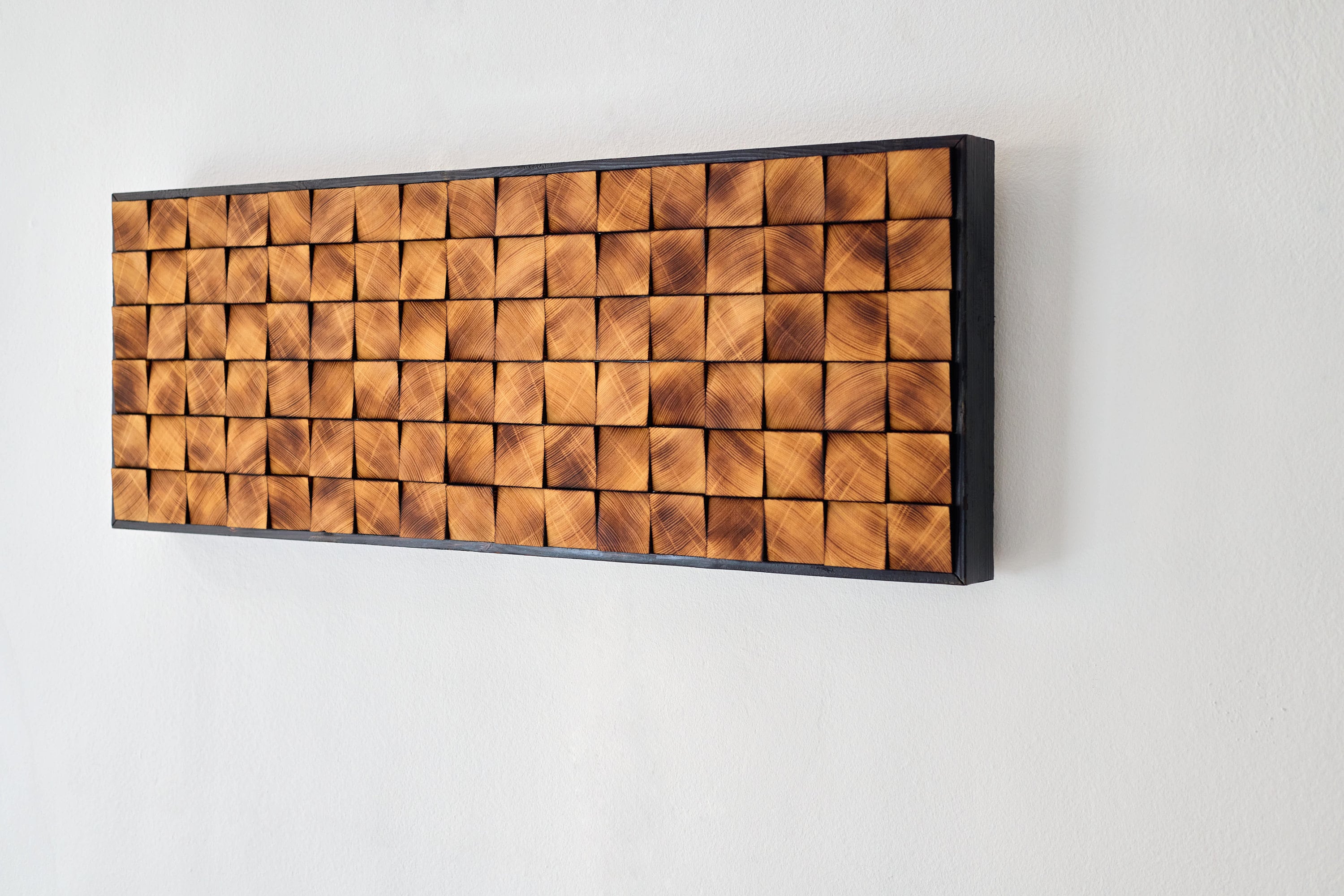 Vertical Wood Led Wall Art Backlit Lighted - Rustic Modern Led Wall Art ...