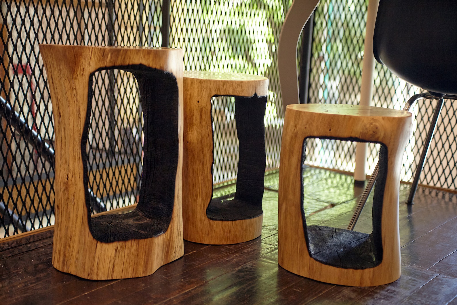 Wood Sump Tables Set of 3 Tree Strum Tables Log Book - Etsy