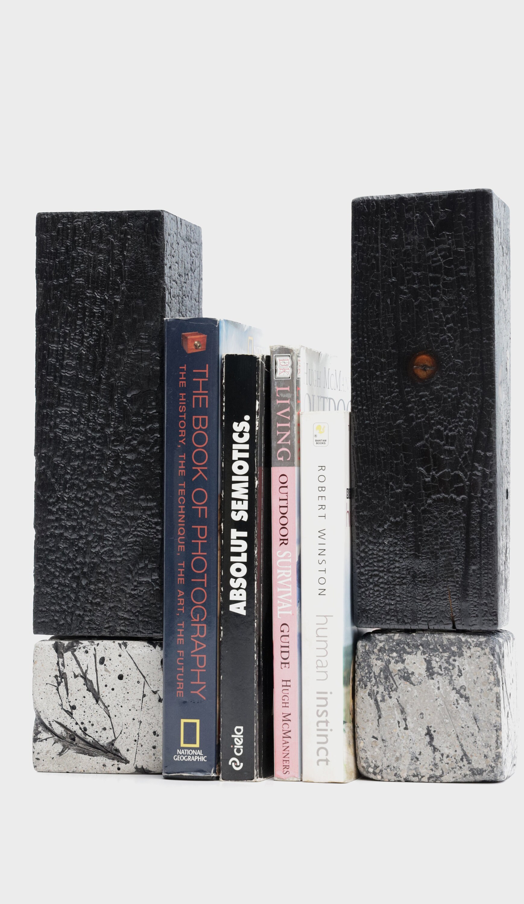 Concrete Bookends Perfect As A New Home Gift Or As A Fireplace | Etsy
