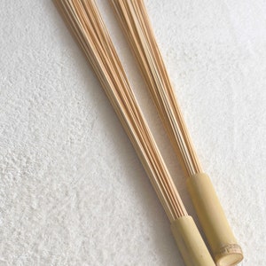 Set of 2 Massage Bamboo Broom, Hammer Tapotement Sticks, Natural Bamboo ...