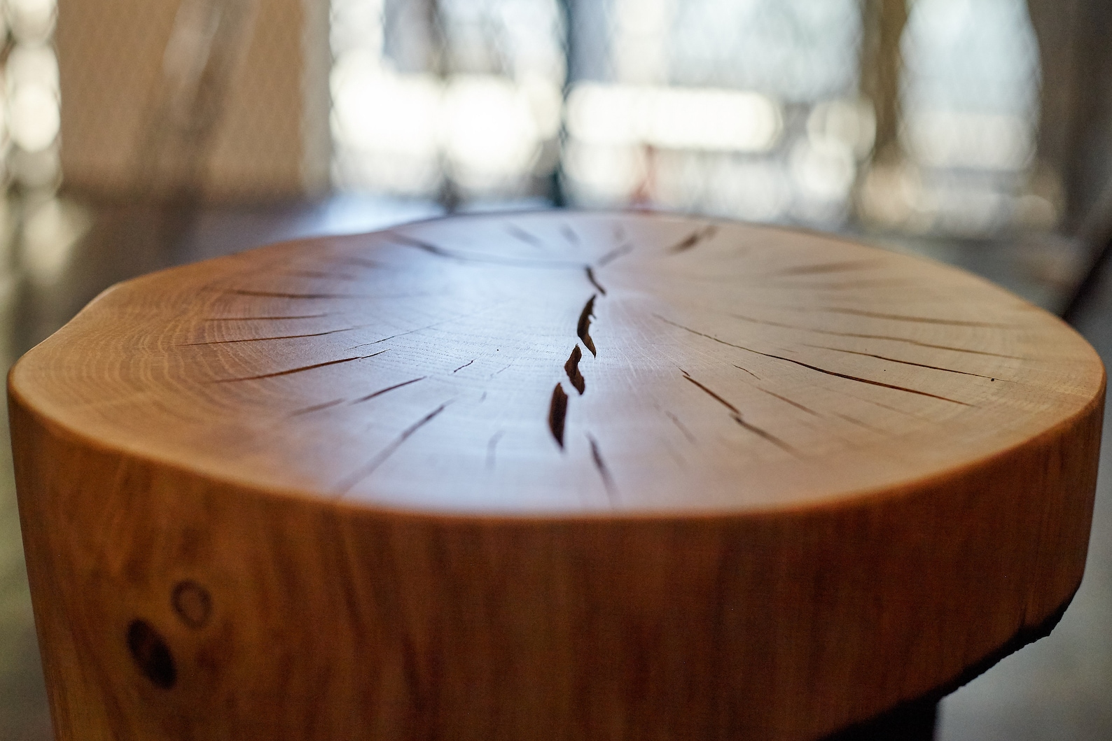 Space-saving Coffee Log Side Table Artisan Made From Wood Available in ...