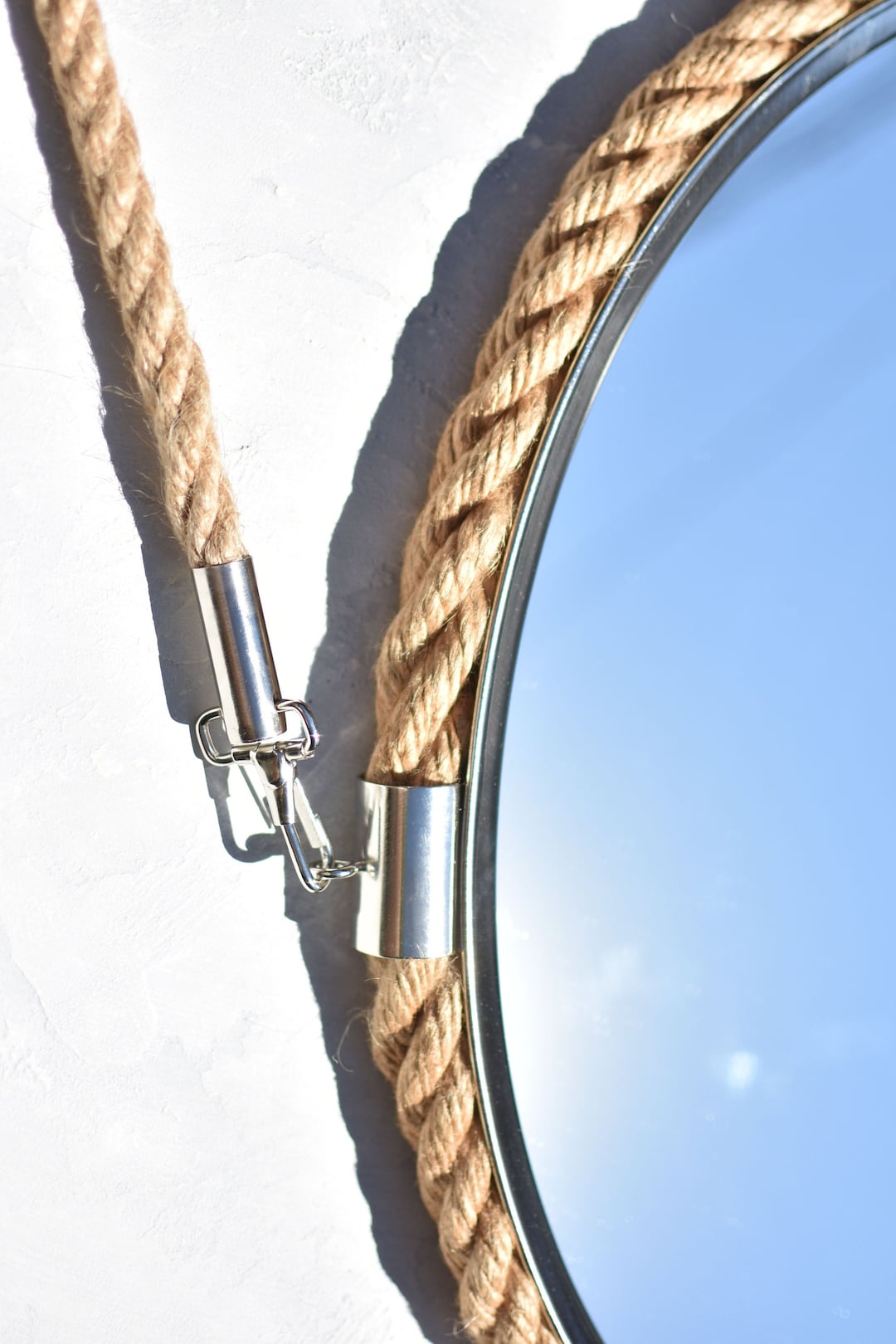 Nautical Mirror Rope Mirror Coastal Mirror Wall Hanging - Etsy