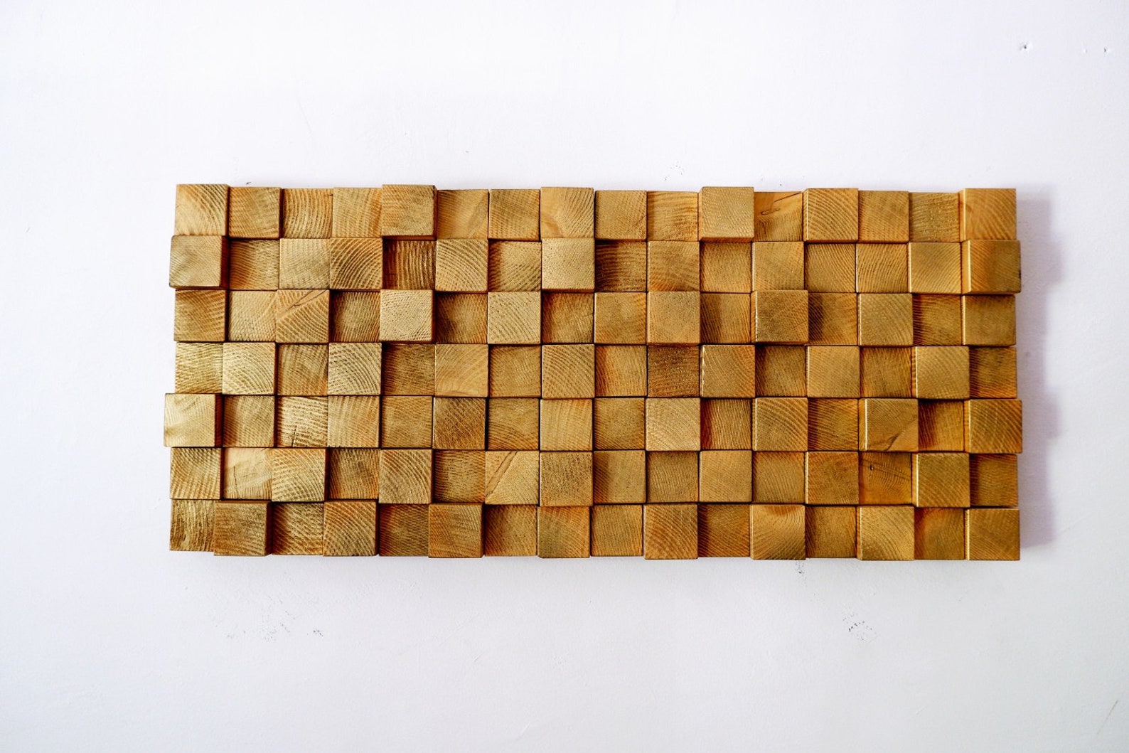 Asymmetrical Wood Wall Art for Home Studio Decor Wall Panel - Etsy