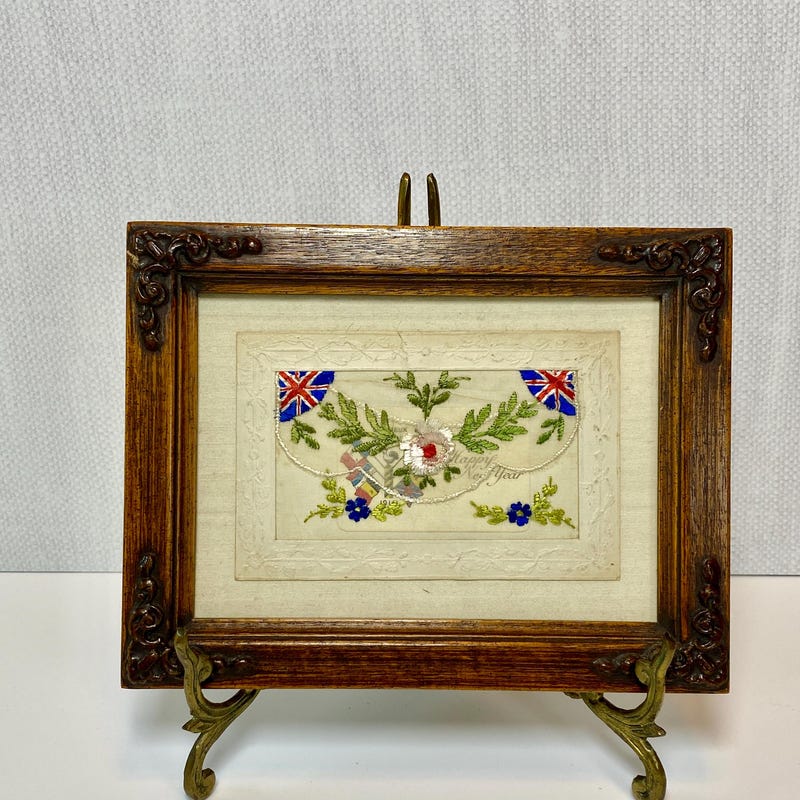 Ww1 French Silk Postcards - Etsy
