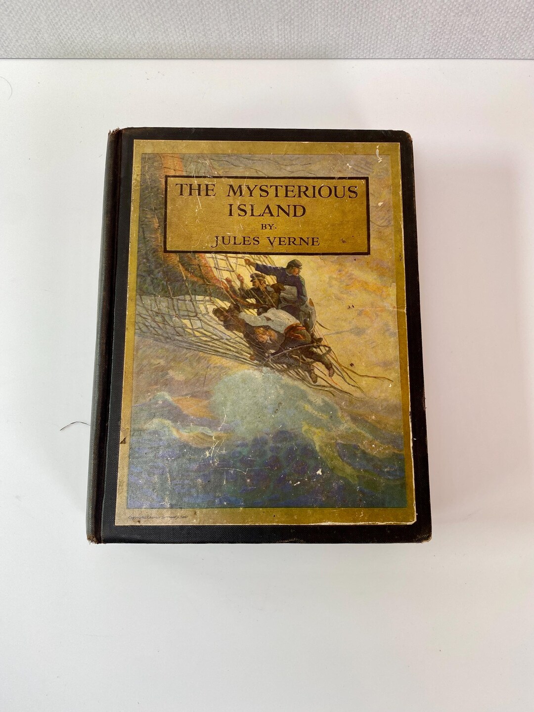 Early 1900's Classic Novel "the Mysterious Island by Jules Vern ...