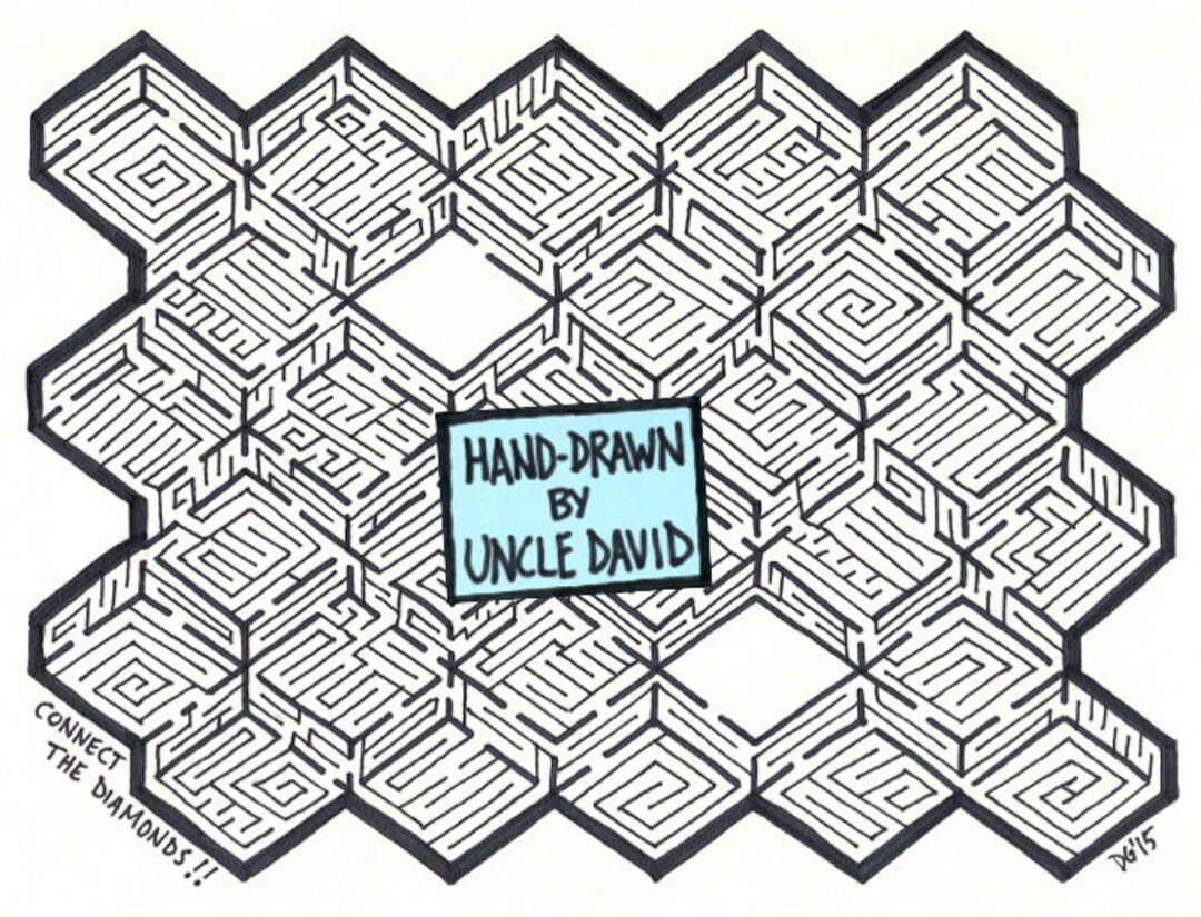 Square Step Maze - Etsy