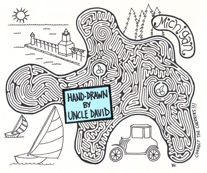 U.S. States FOUR MAZE Combo Pack! - Etsy