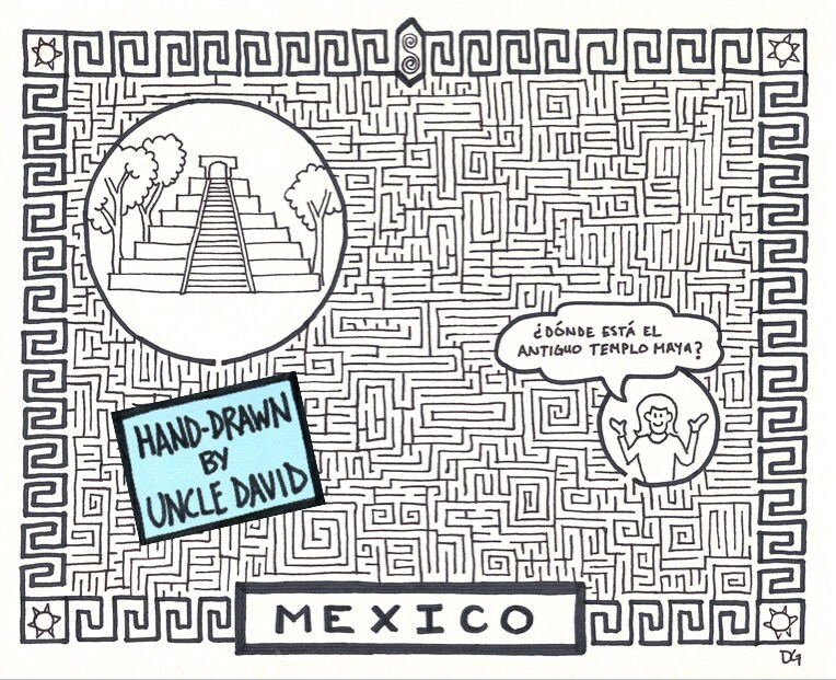 Mexico Maze - Etsy