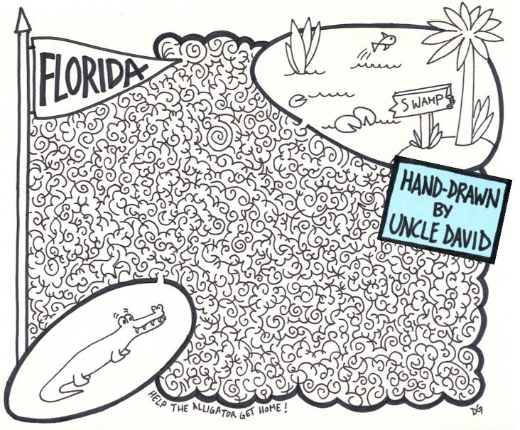 U.S. States FOUR MAZE Combo Pack! - Etsy
