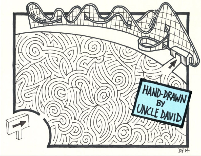 Fun and Games FOUR MAZE Combo Pack! - Etsy