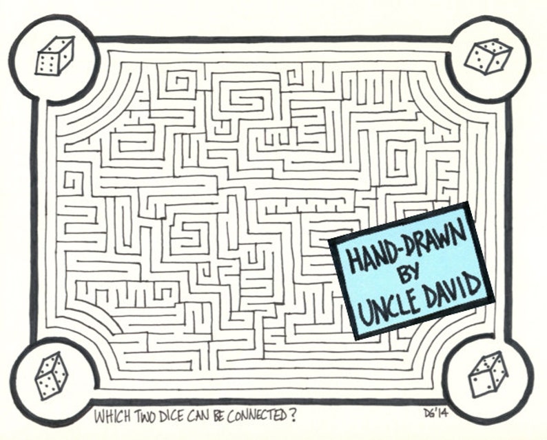 Fun and Games FOUR MAZE Combo Pack! - Etsy