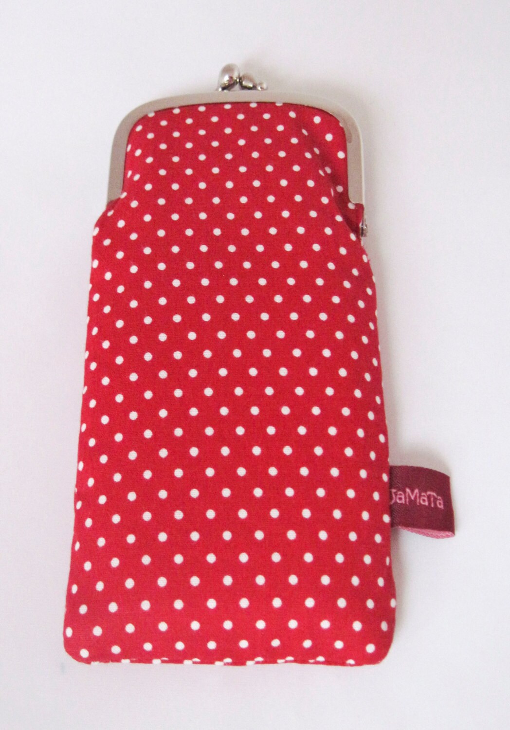 Glases Case red Dots - Etsy