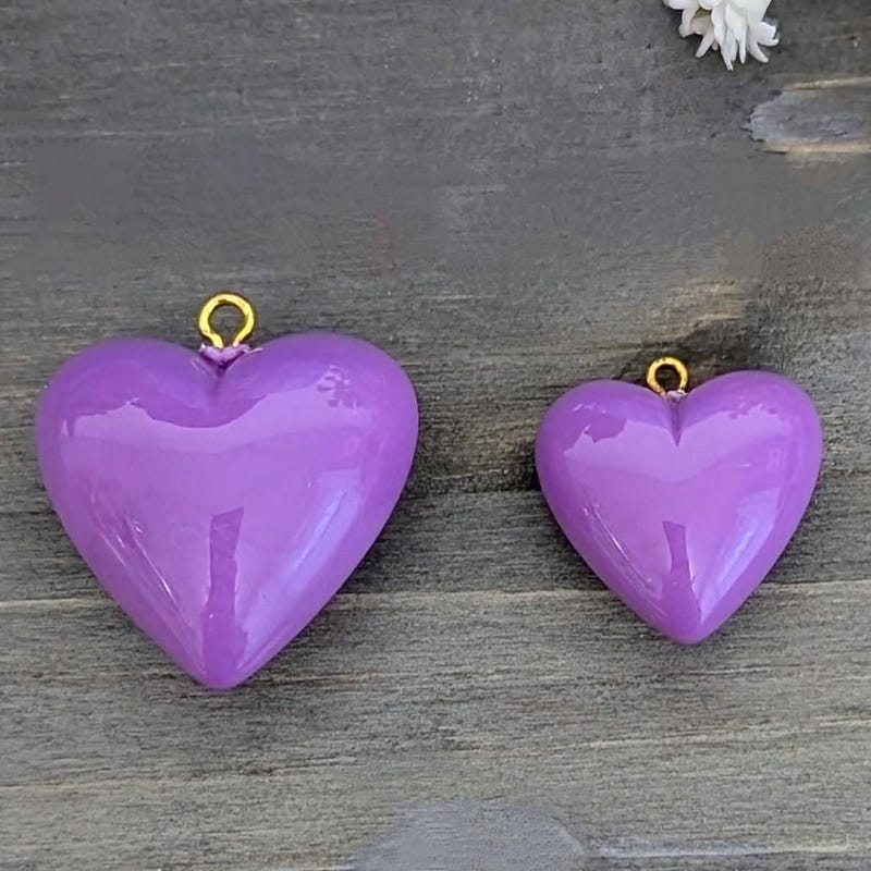 Puffy Heart Beaded Ring - Etsy