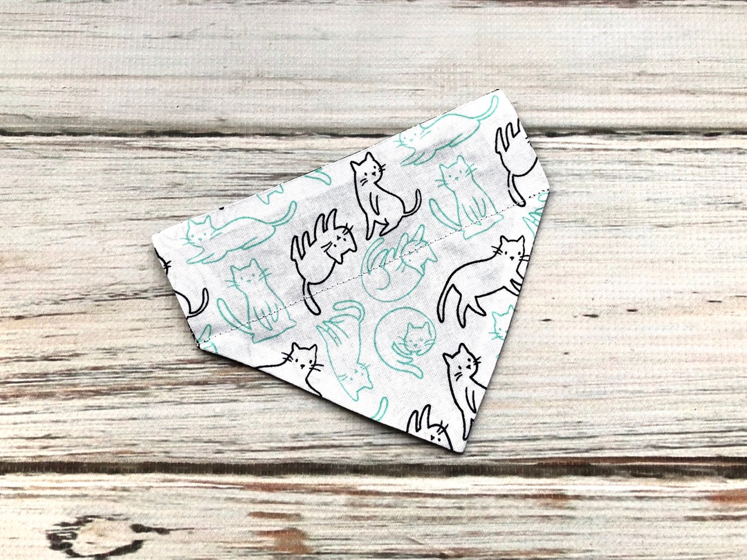 Cat Bandana | Kitty Cat Bandana | Black Cat Bandana | Silhouette Cat ...
