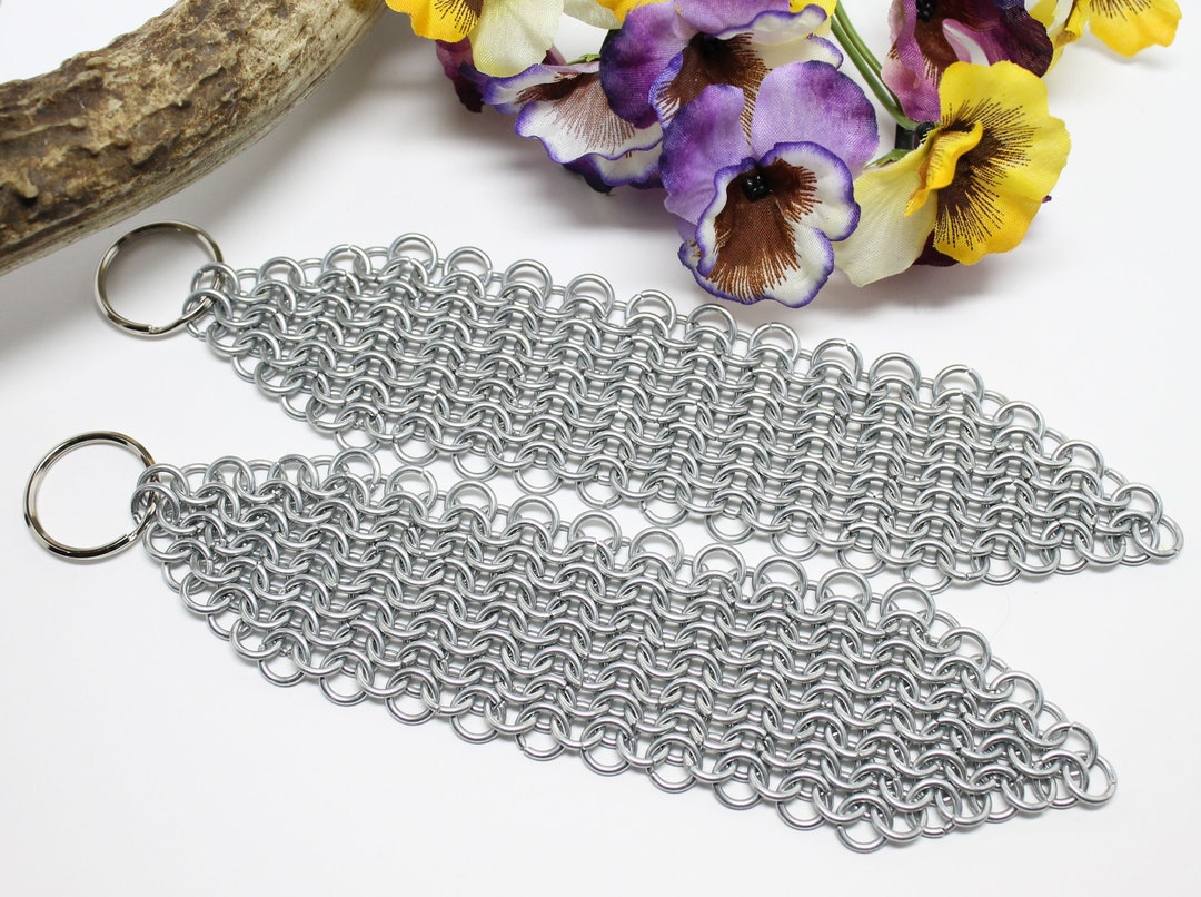Handcrafted Chainmail Long Armour Keychains Set of 2 - Etsy