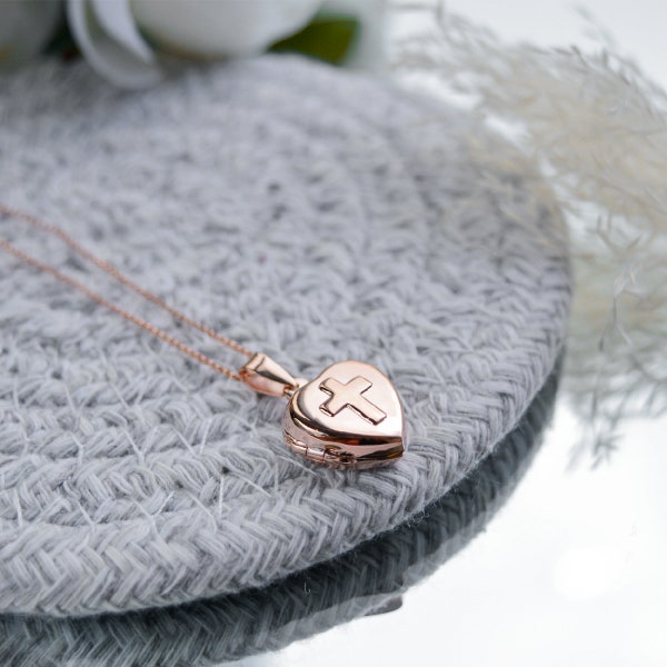 Cross Locket - Etsy