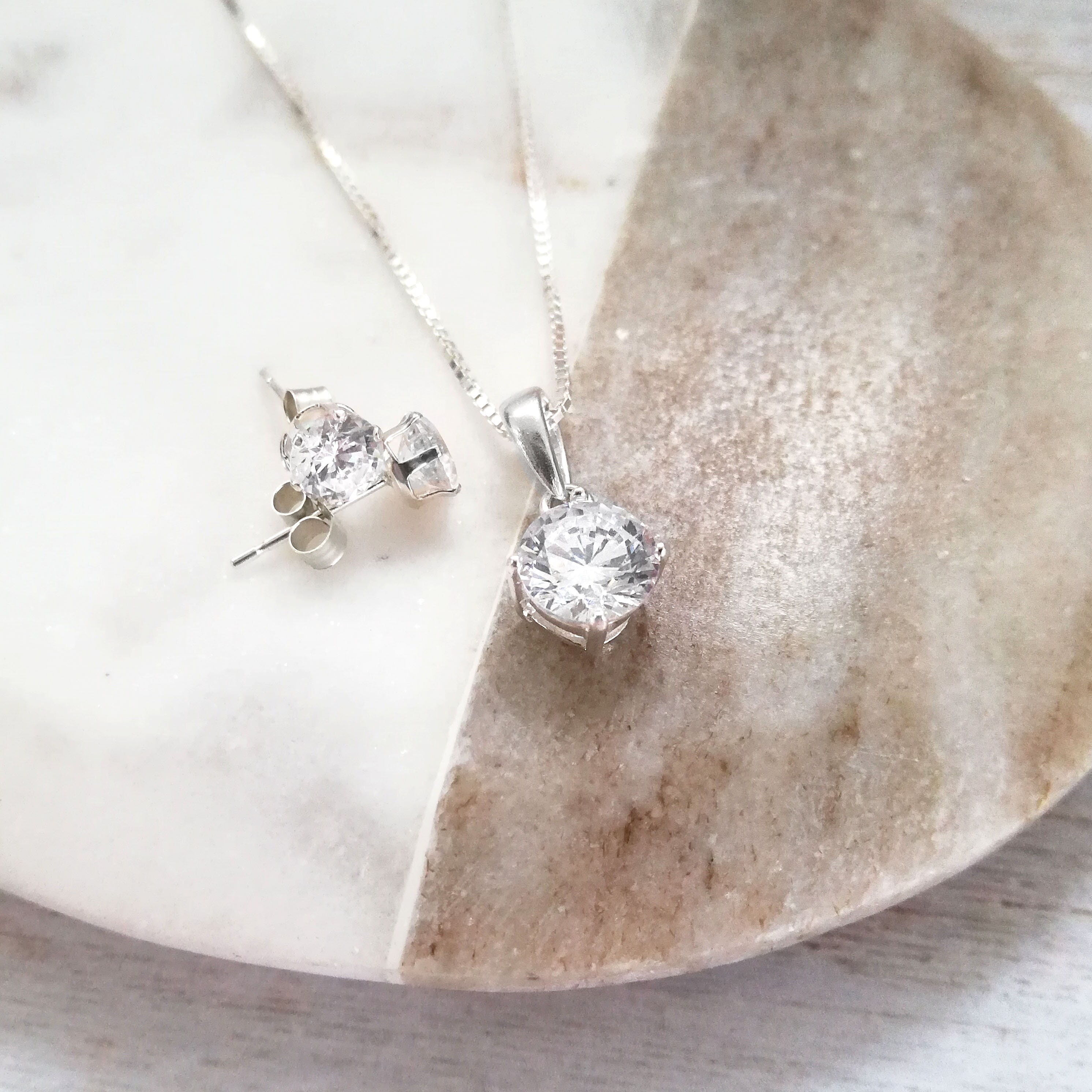Personalised Sterling Silver & CZ Gift Set I Couldnt Say | Etsy
