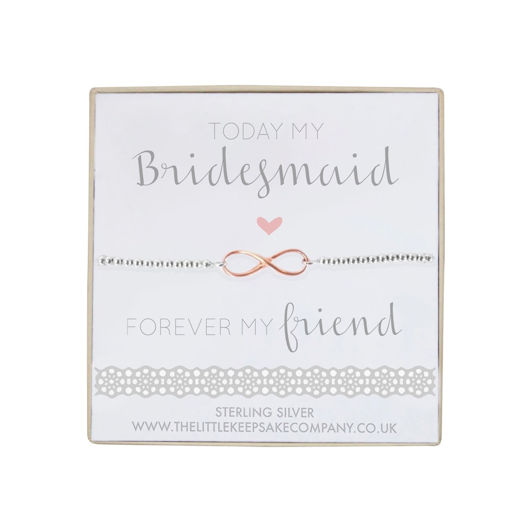 Sterling Silver & Rose Gold Infinity Clasp Bracelet – Today A ...