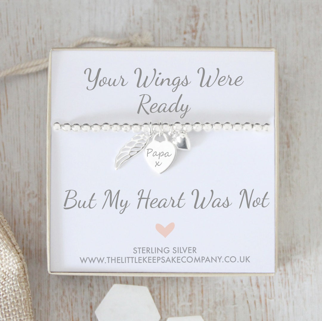 Sterling Silver Engraved Memorial Bracelet - Etsy