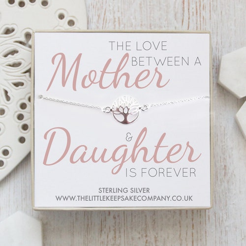 The Love Between A Mother And Daughter Is Forever Wire Etsy