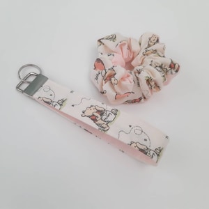Winnie the Pooh Key Fob Wristlet, Scrunchie Set Keyring, Cotton ...