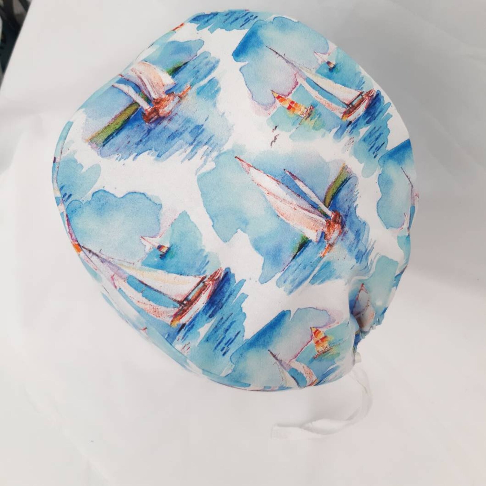 Scrub Cap Boats Surgical Cap With Toggle and Ties, Cotton, Vets ...