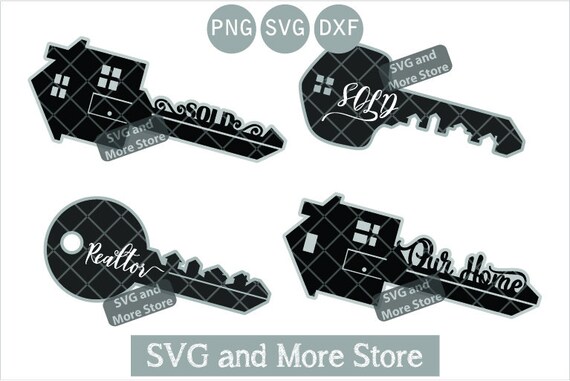 Digital Drawing & Illustration Art & Collectibles House Key Realtor ...