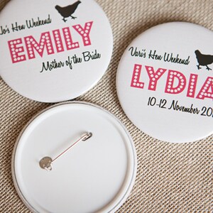 Personalised Hen Do Badge or Mirror - Etsy