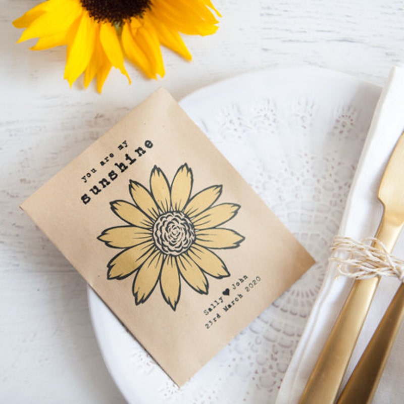 Sunflower Packets - Etsy