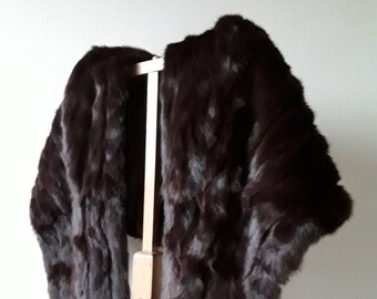 Fur shoulder wrap | Etsy