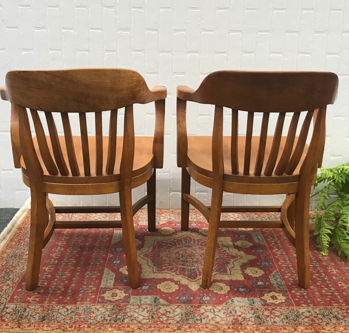 Pair of Vintage Boling Bankers Chair or Library Chair North | Etsy