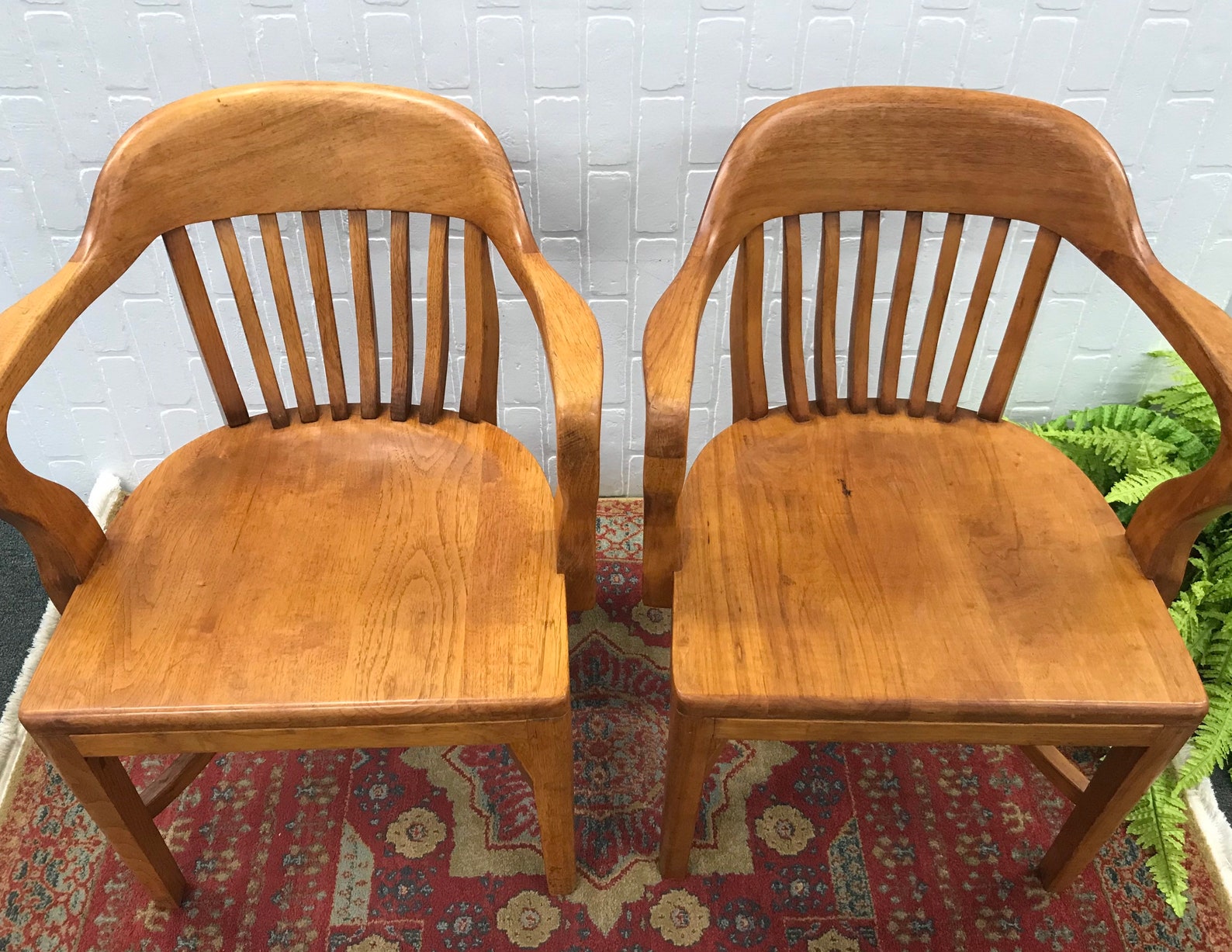 Pair of Vintage Boling Bankers Chair or Library Chair North | Etsy