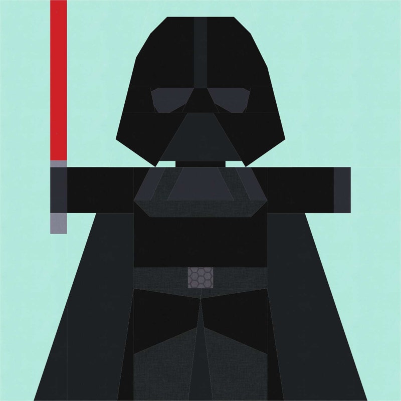 Darth Vader Quilt Pattern - Etsy