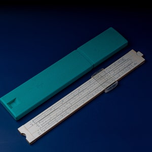 Soviet Vintage Logarithmic Ruler Measuring Stick USSR Engineering Tools ...