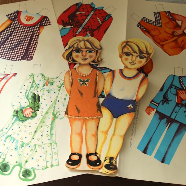 Paper Doll Books - Etsy