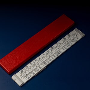 Soviet Vintage Logarithmic Ruler Measuring Stick USSR Engineering Tools ...