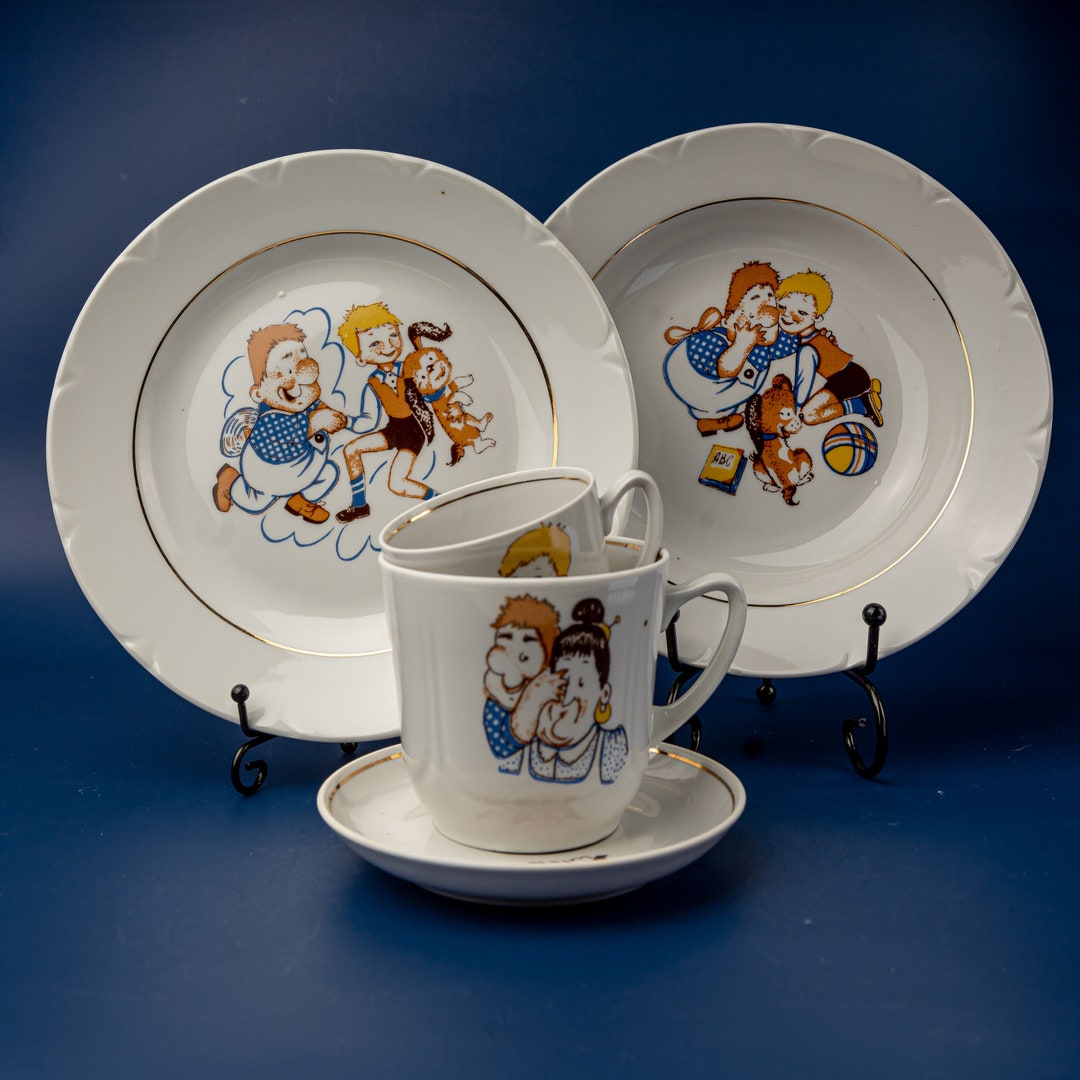 Vintage Kids Dinner Set NOS Collectibles Kid and Carlson Childrens ...