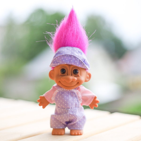 Pink Hair Troll - Etsy