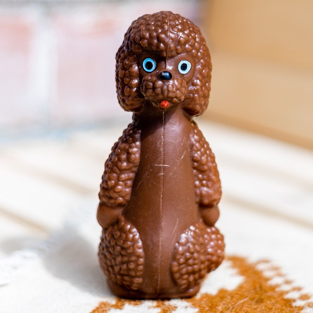 Soviet Plastic Toy Poodle Dog Doll Toddler Bath Toys Plastic Animal ...