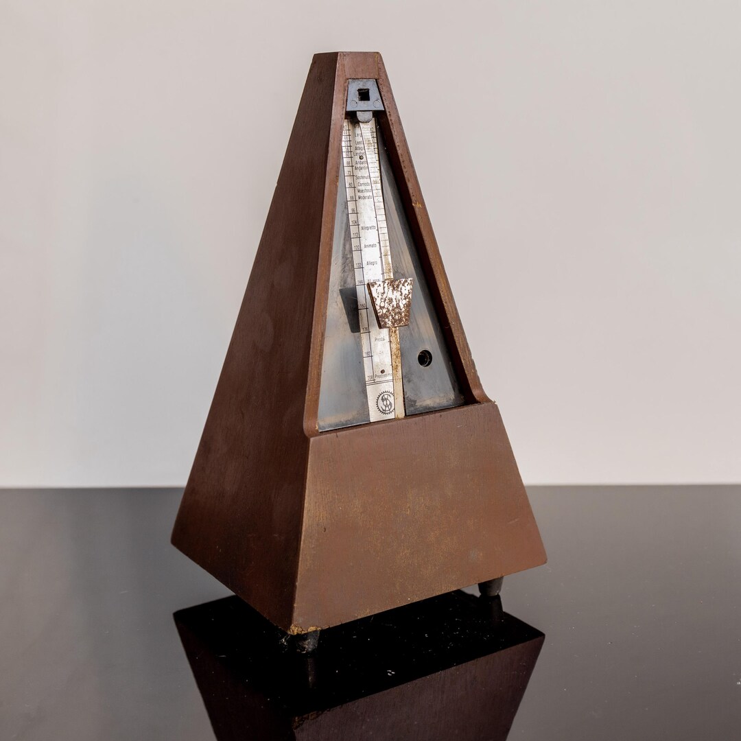 Vintage Wittner Metronome Working German Walnut Metronome Music Student ...