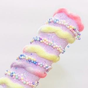 Large 13 Inch Fake Pastel Cotton Candy Land Long Lollipop Tree Floral ...